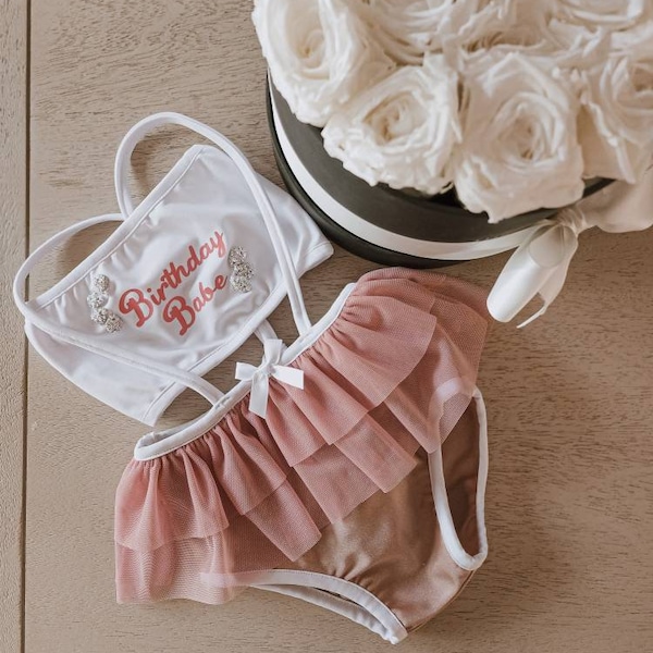 Birthday Girl Swim Suit Girls - Etsy