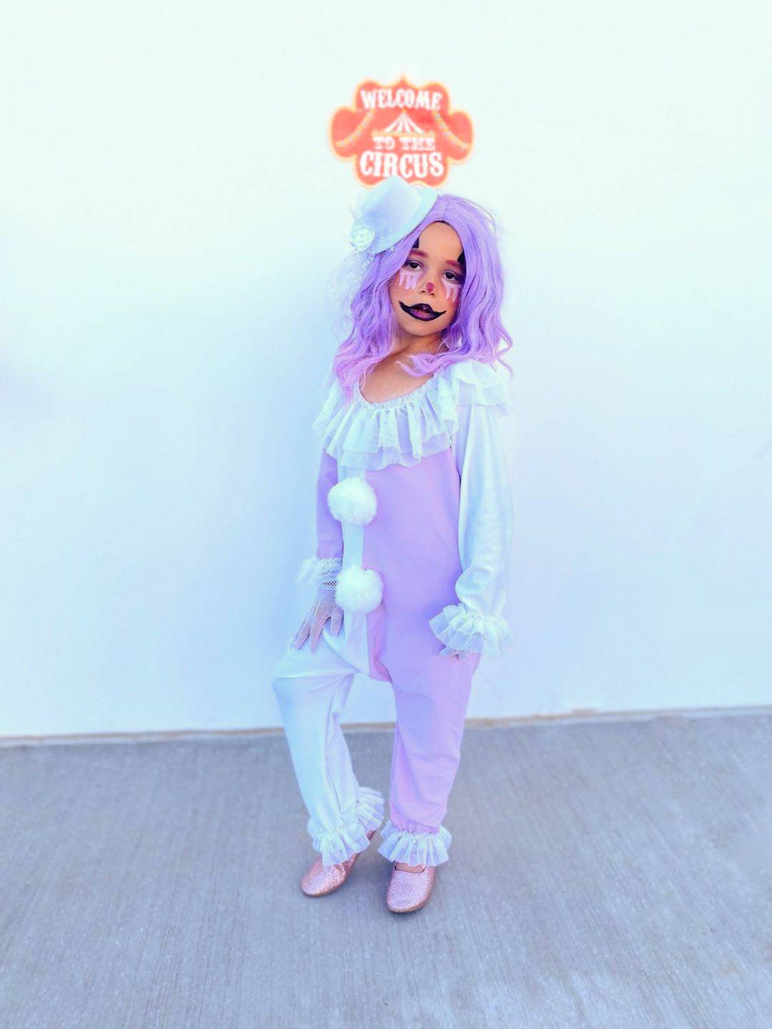 Kids Purple Clown Costume/vintage Clown/clown Costume/kids - Etsy