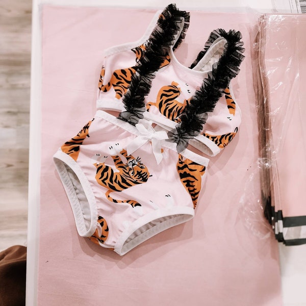Tiger Bathing Suit - Etsy