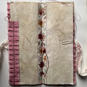 Silk and Lace Tall and Thin Journal - Etsy