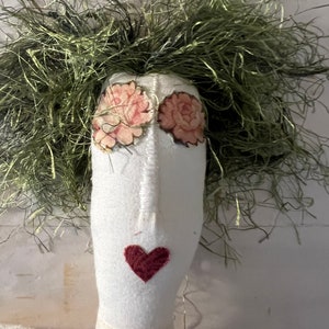 Wild Fiber Art Doll – Small Handmade Whimsy Creature - Aggie - Etsy