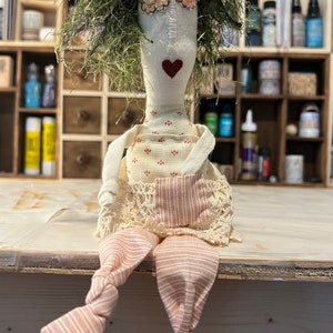 Wild Fiber Art Doll – Small Handmade Whimsy Creature - Aggie - Etsy