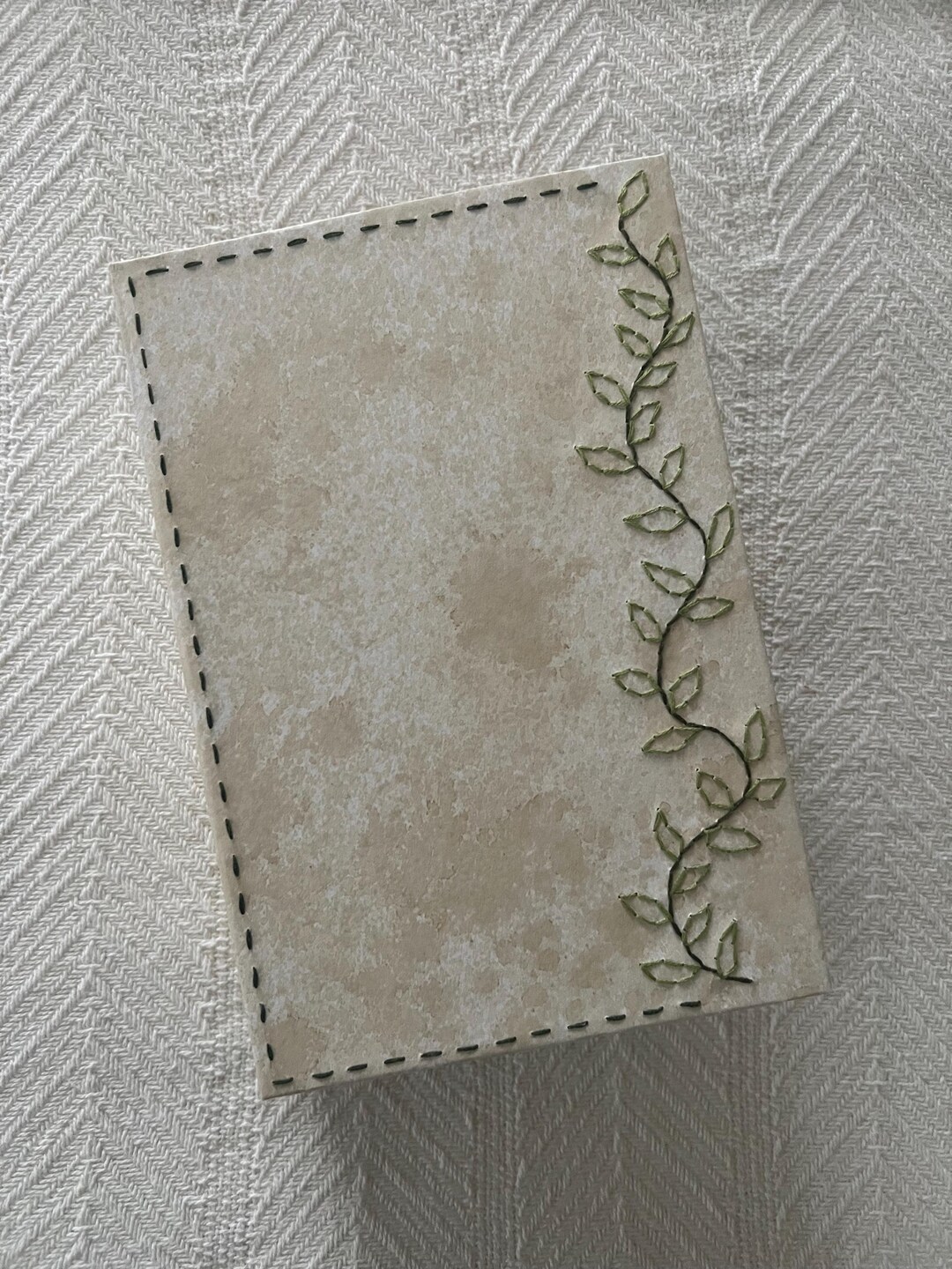 Mostly Blank Handmade Junk Journal With Tons of Hand Stitching - Diary ...