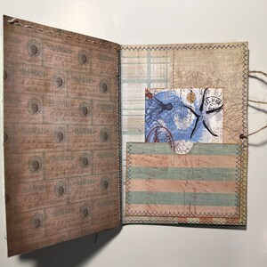 Waterfall Collage Journal, Ocean Themed Handmade Journal - Etsy