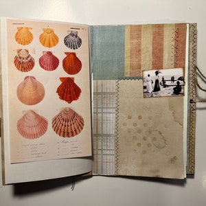 Waterfall Collage Journal, Ocean Themed Handmade Journal - Etsy