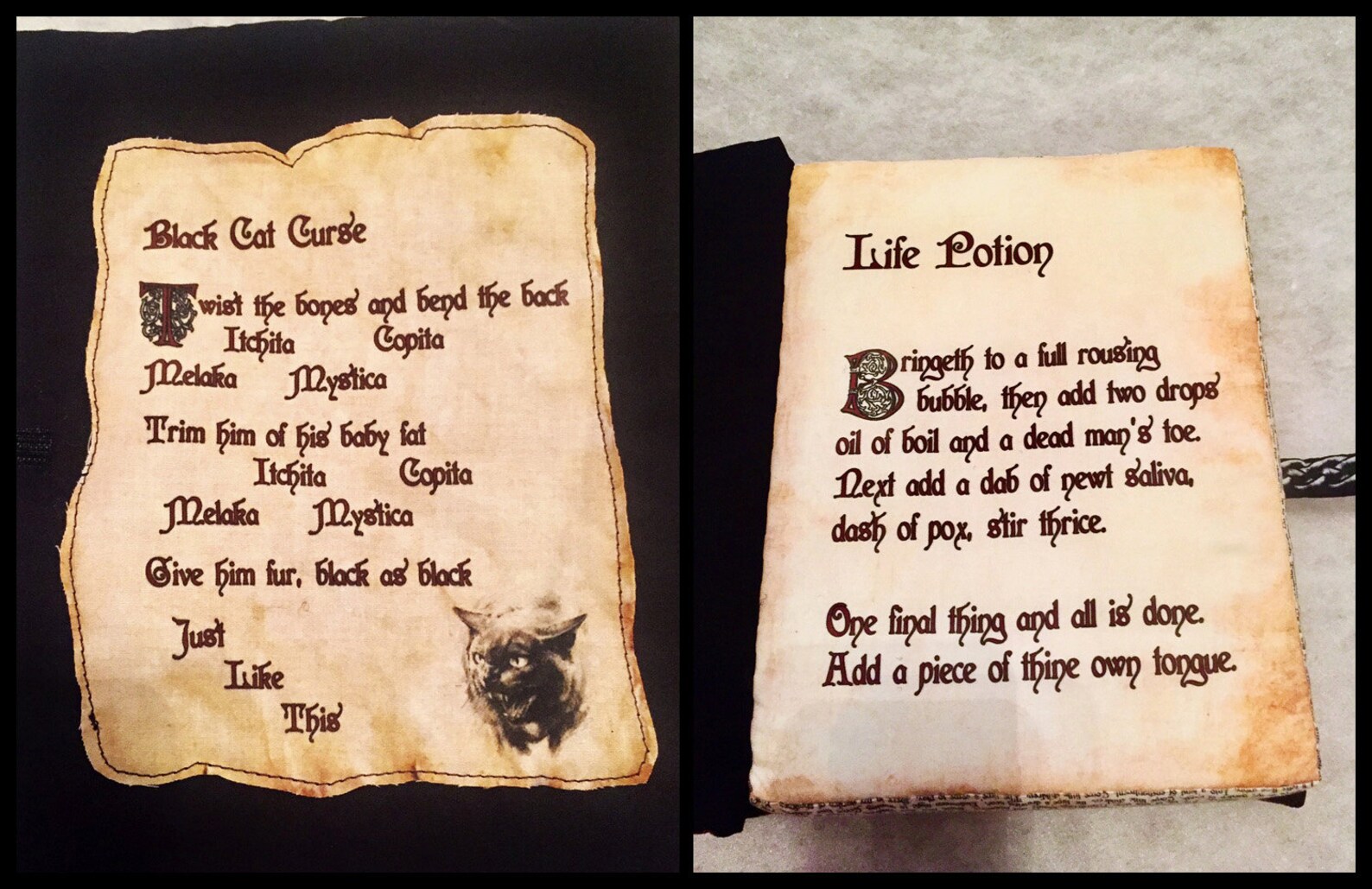 Spell Book Pillow | Etsy UK