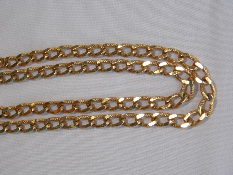 14K GS 24 Inch Gold Necklace Vintage | Etsy