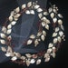 Gold Leaf Bridal Hair Vine: Ruby Red Czech Glass Wedding Headpiece ...
