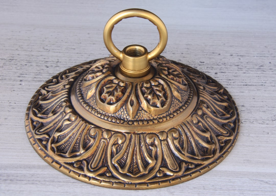 Vintage Chandelier Cap-ornate Ceiling Cap-brass Ceiling Cap-vintage ...