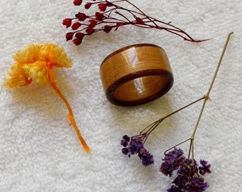Bent Wood Ring - Etsy