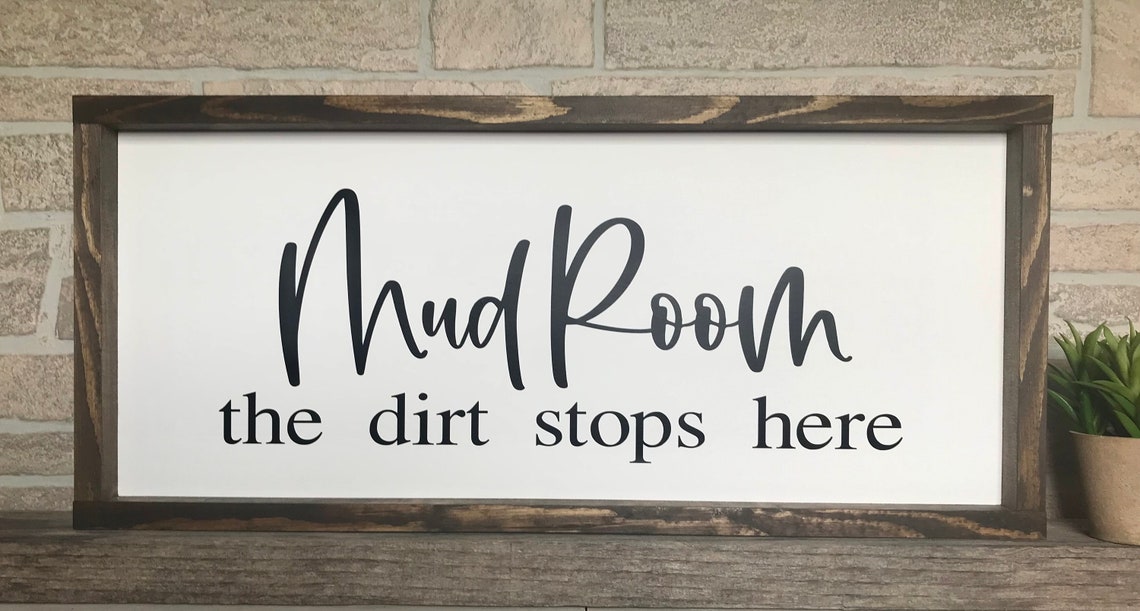 Mud Room Rustic Farmhouse Sign Country Wood Signs Home - Etsy
