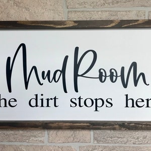 Mud Room, Rustic Farmhouse Sign, Country Wood Signs, Home Decor ...
