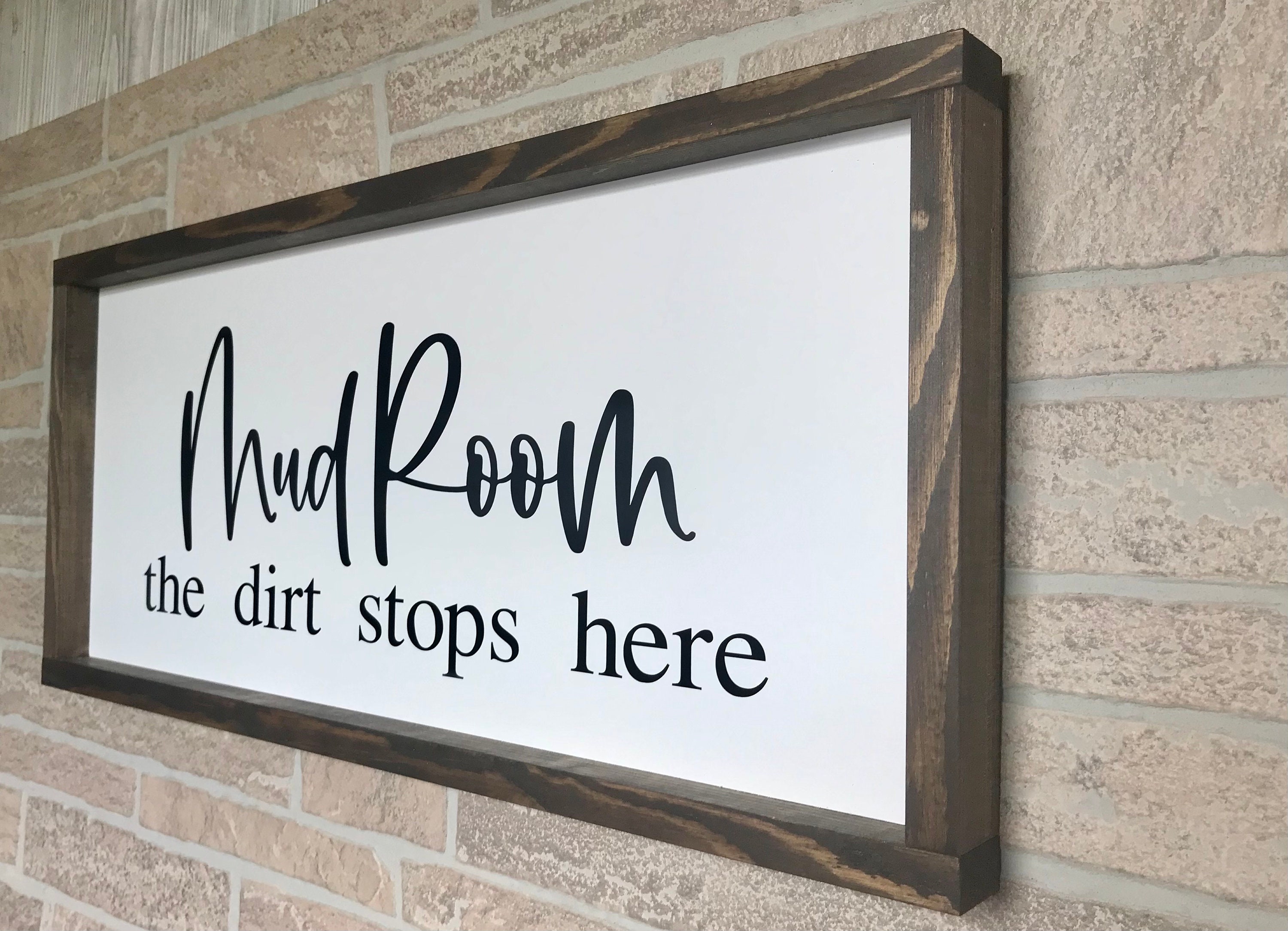 Mud Room Rustic Farmhouse Sign Country Wood Signs Home | Etsy