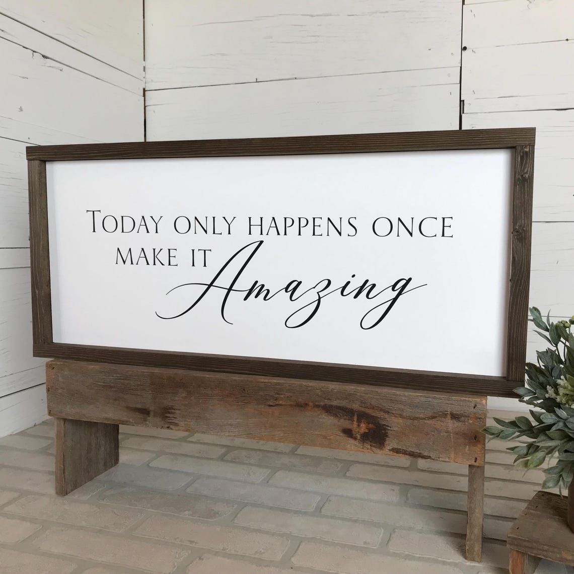 Farmhouse Wooden Sign: Inspirational Home Decor - Etsy
