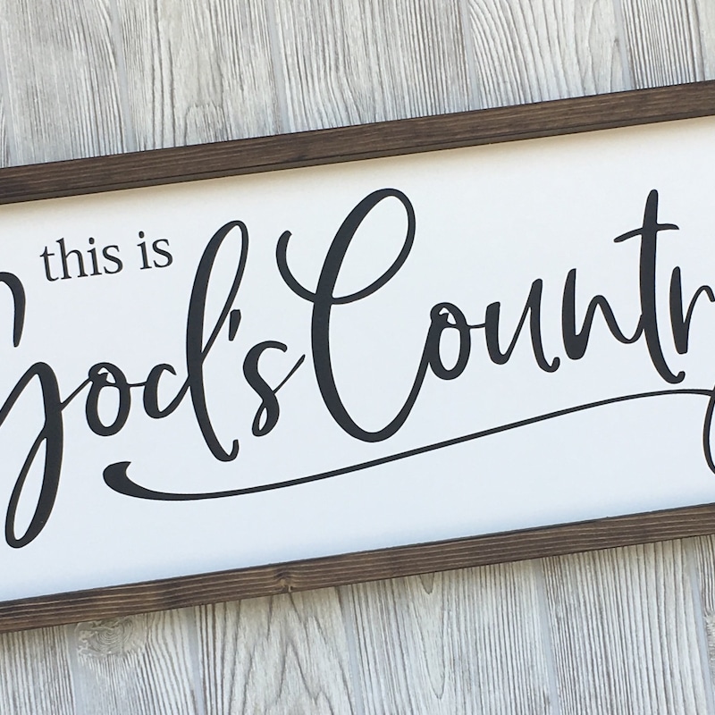 Rustic Country Sign - Etsy