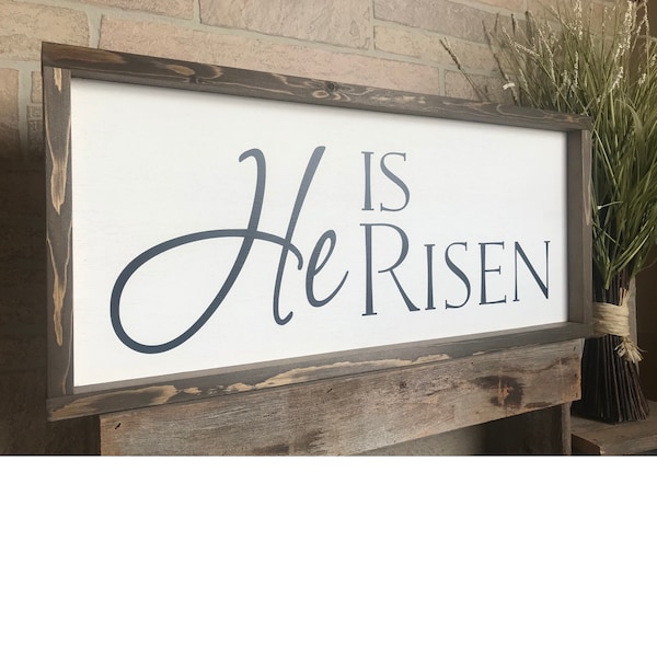 He is Risen - Etsy