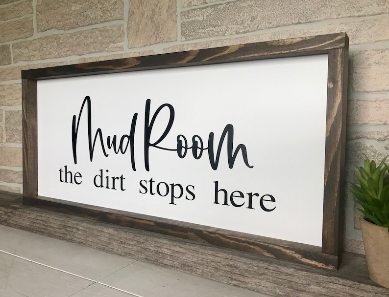 Mud Room Rustic Farmhouse Sign Country Wood Signs Home - Etsy