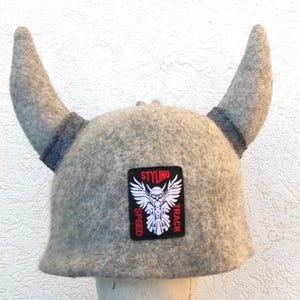 Viking Wool Hat With Horns Viking, Phrygian Cap, Scythian Hat, Medieval ...