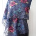 Blue Lace Shawl Lace Cover up Wedding Lace Cover up Evening Shawl Shawl ...