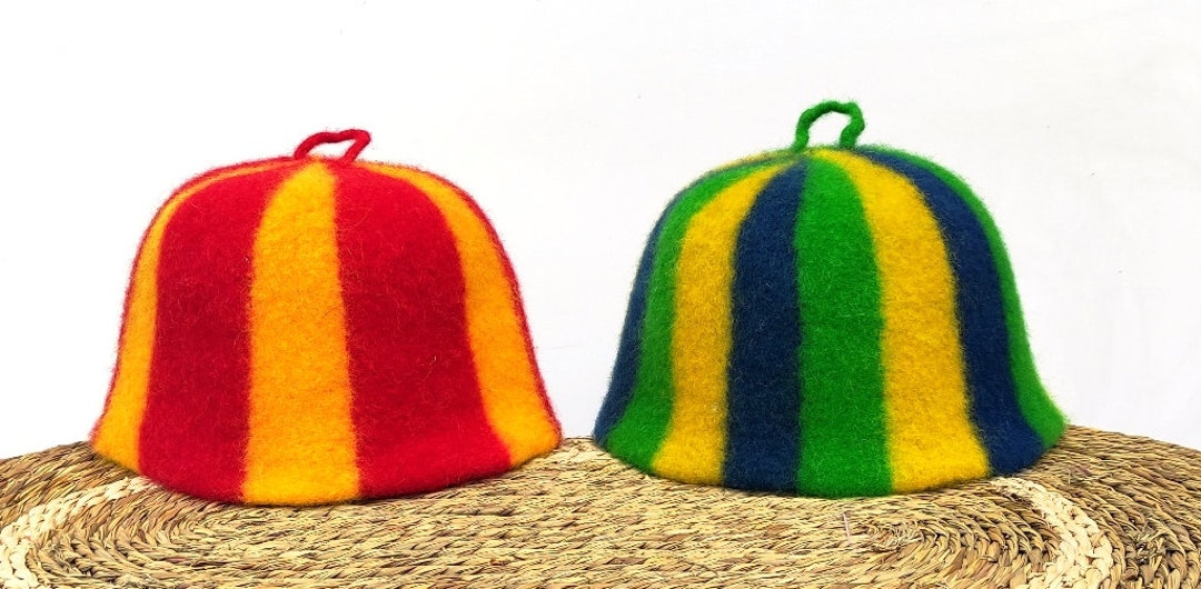Unisex Sauna Hat Wool Sauna Hat Wool Cap Accessories Steam Room for Men ...