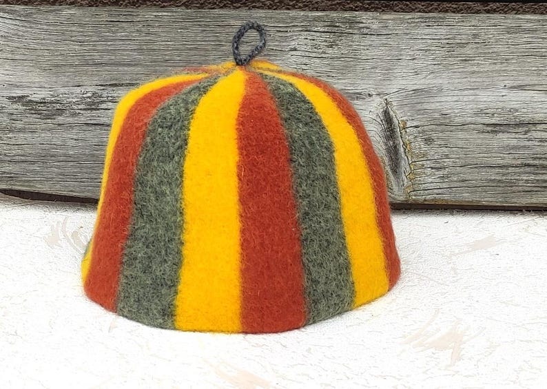 Unisex Sauna Hat Wool Sauna Hat Wool Cap Accessories Steam Room for Men ...