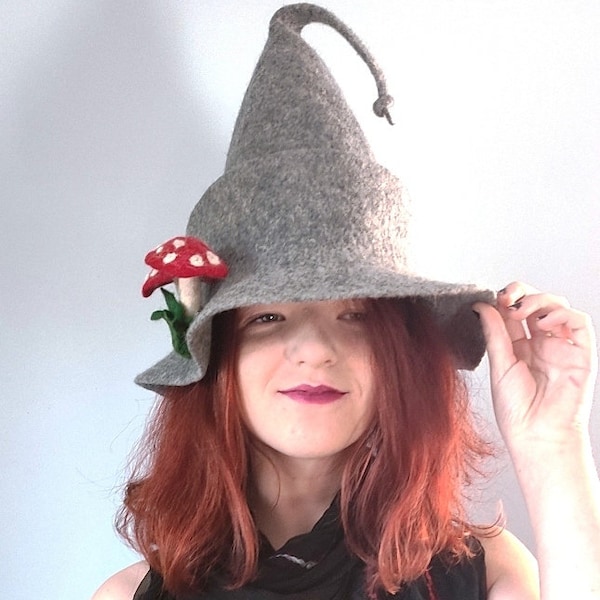 Wool Witch Hat - Etsy