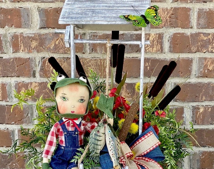 Frog Wishing Well Table Arrangement Summer Centerpiece - Etsy