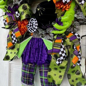 XL Halloween Frankenstein Character Wreath, Frankenstein Decor ...