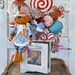 Sweet Themed Gingerbread Doll Centerpiece, Holiday Tabletop, Christmas ...