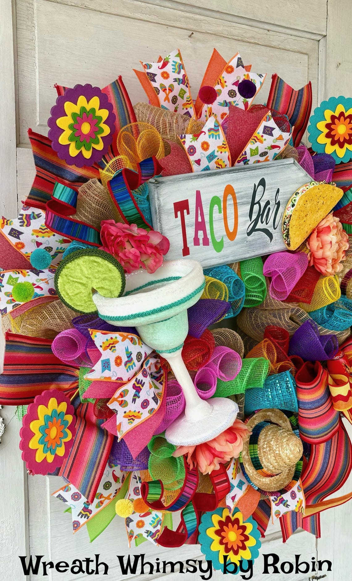 Cinco De Mayo Wreath, Fiesta Wreath, Taco Tuesday Wreath, Mexican ...