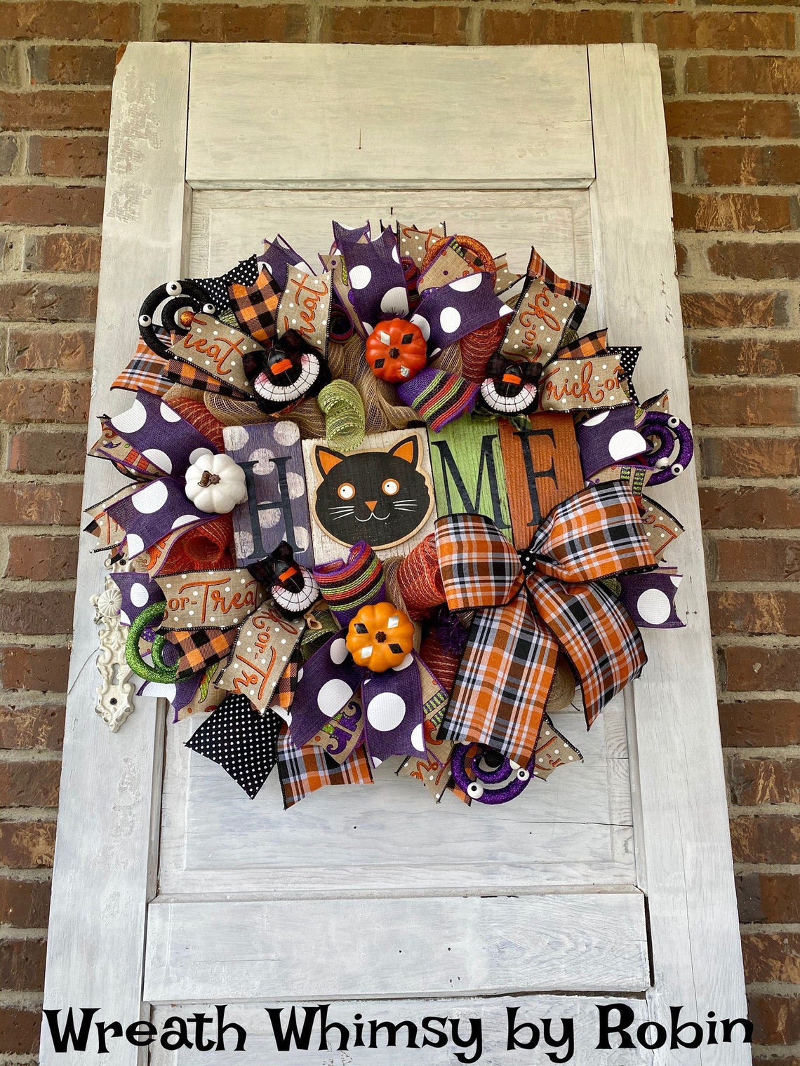 Halloween Wreath Fall Wreath Rustic Halloween Wreath | Etsy
