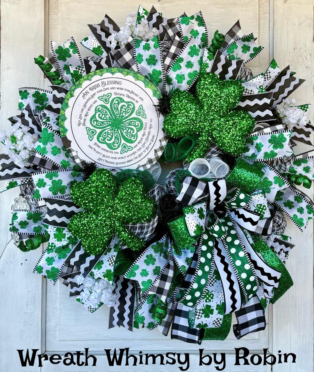 Saint Patrick's Day Wreath, Irish Wreath, St Paddy Wreath, St Patrick's ...