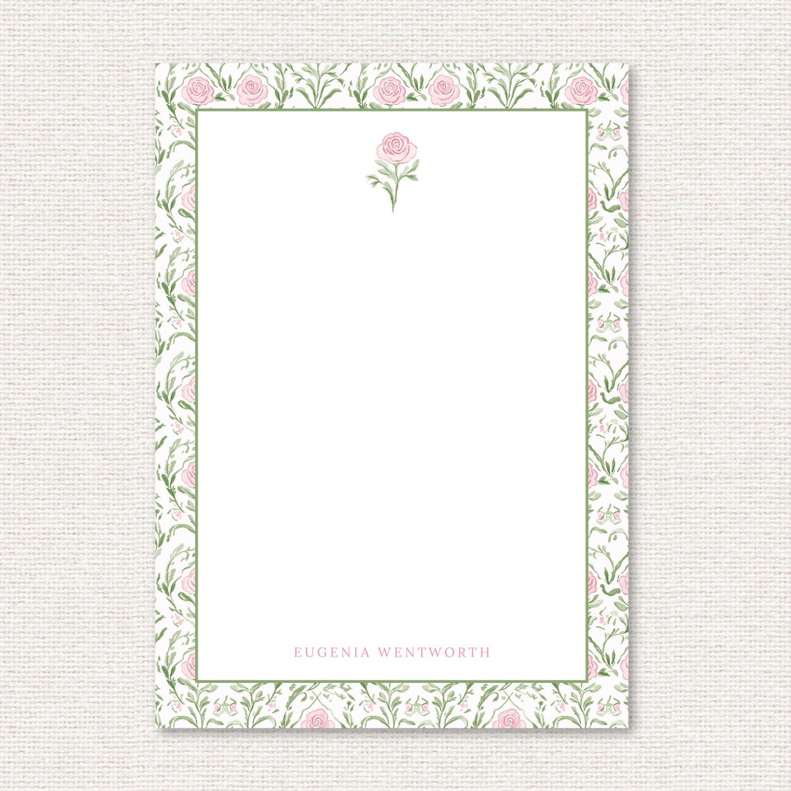 Personalized 5x7 Notepad – 50 Tear-off Pages – Custom Stationery Gift ...