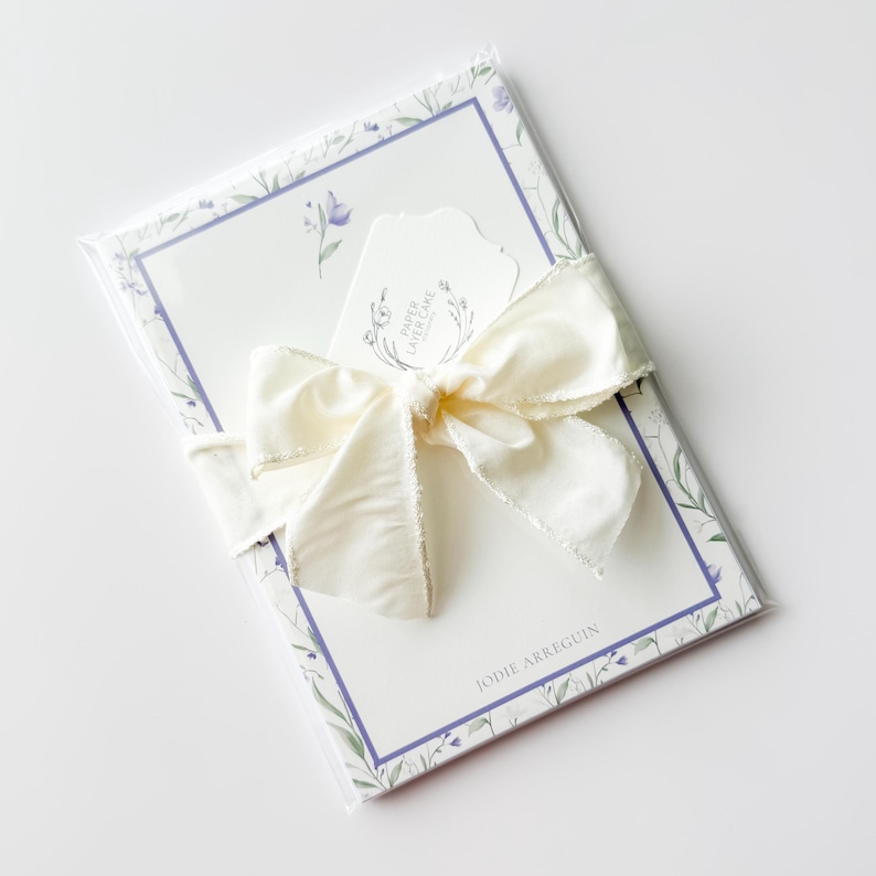 Personalized 5x7 Notepad – 50 Tear-off Pages – Custom Stationery Gift ...