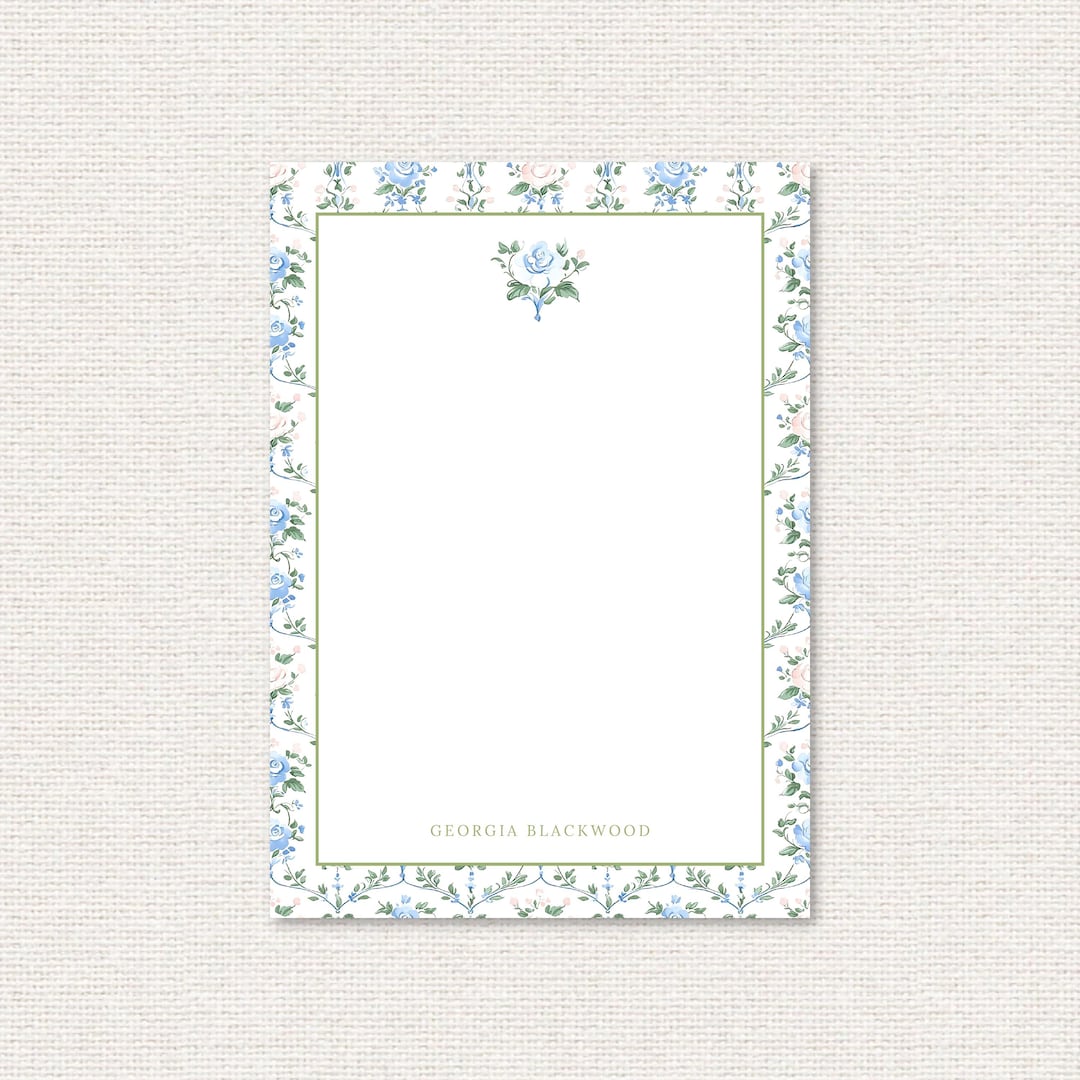 Personalized 5x7 Notepad – 50 Tear-off Pages – Custom Stationery Gift ...