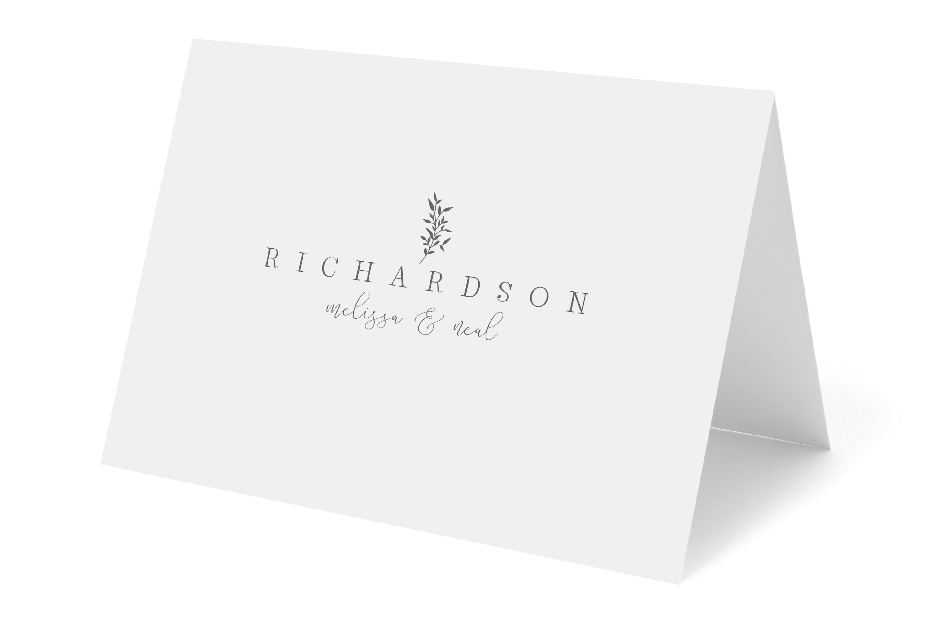 Set of 12 Personalized Folded Note Cards . Note Cards. Personalized ...