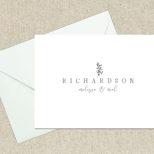 Personalized Folded Note Cards - Etsy