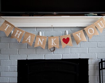 Wedding Banner Thank You Banner Bridal Shower Banner Thank You - Etsy