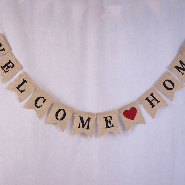 Welcome Home Banner - Etsy