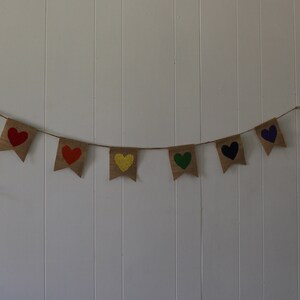 Rainbow Banner, Pride, Classroom, LGBTQ, Burlap Banner, Party Decor ...