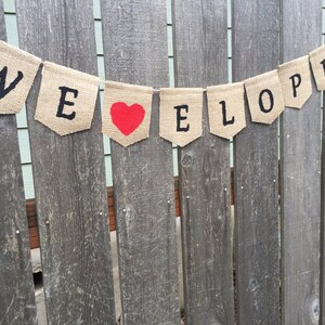 We Eloped Sign Elopement Sign Backdrop Wedding Party Just - Etsy