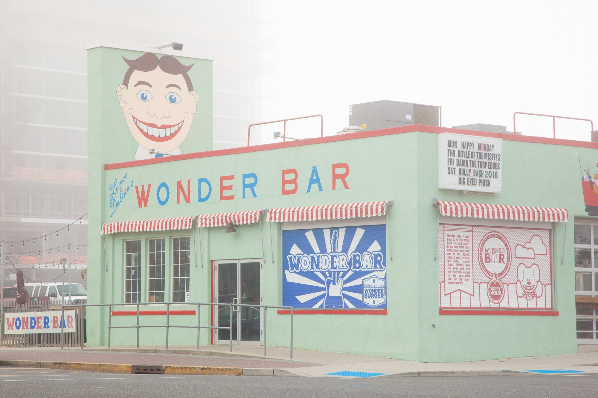 Wonder Bar on a Foggy Day, Asbury Park Photo Print, New Jersey Shore ...