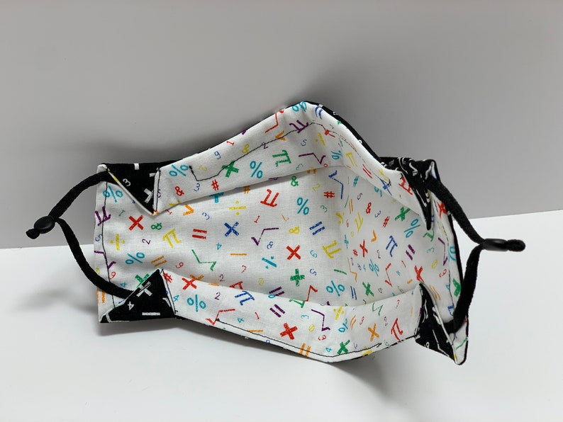 3 Layer Black Math Mask | Etsy