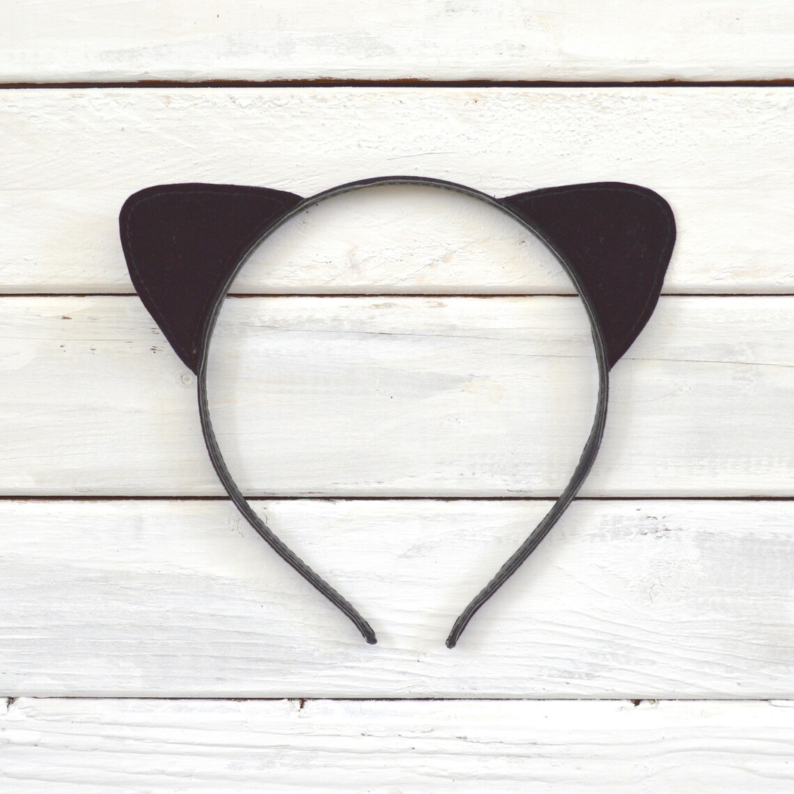 Black Cat Ears // Kitty Ears // Velvet Cat Ears // Cat Ears Headband ...