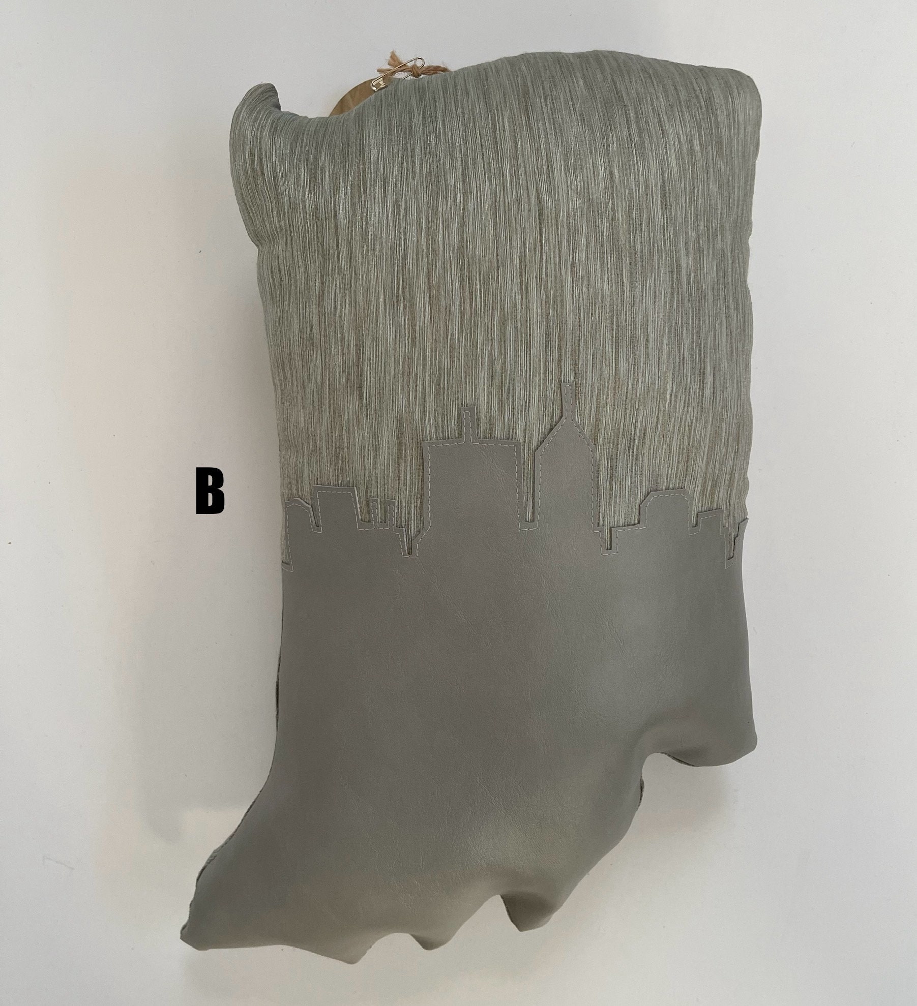 Indiana Decor // Indianapolis Skyline Silhouette Pillow // State Shaped ...