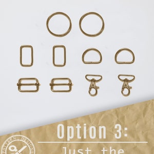 Huxley Bag Hardware Kit: Antique Brass, Nickel Plate - Rivets, Snaps ...