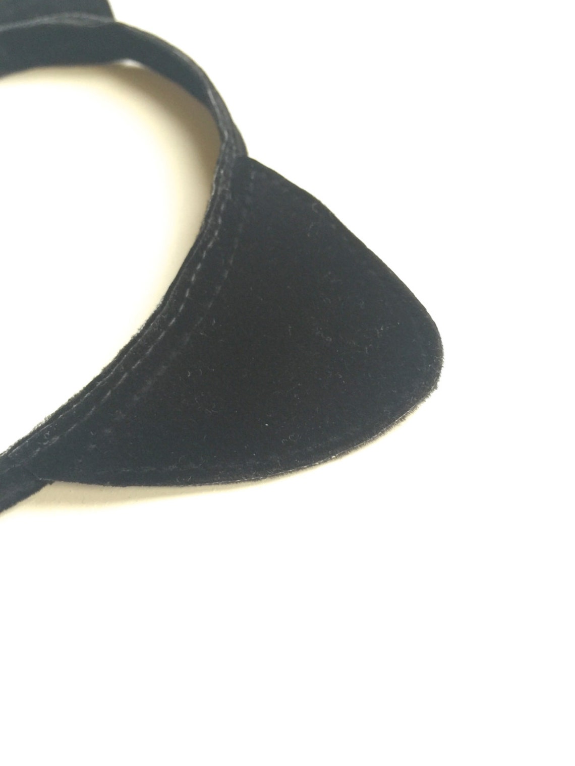 Black Cat Ears // Kitty Ears // Velvet Cat Ears // Cat Ears Headband ...