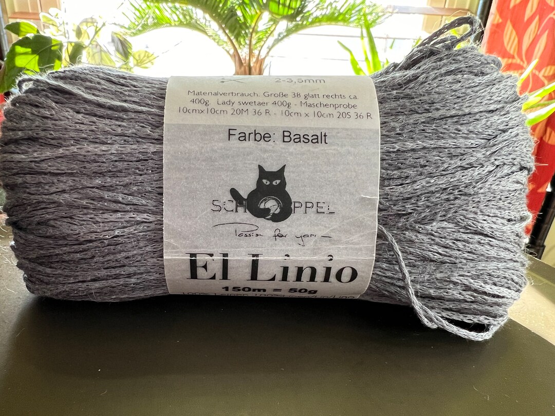 El Linio//schoppel Wolle//pure Linen//luxury Yarn//soft Yarn//craft ...
