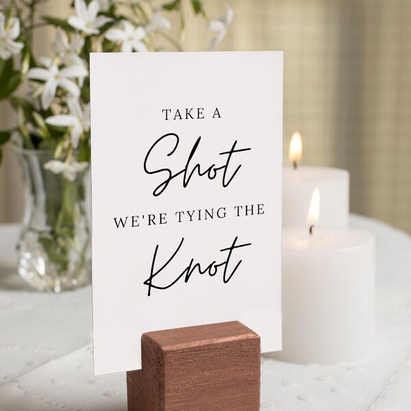 Tying the Knot Sign - Etsy