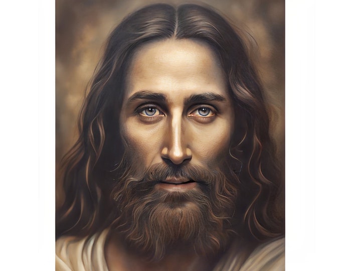 Jesus Christ Face Reconstructed From the Shroud of Turin, Jesus Canvas ...